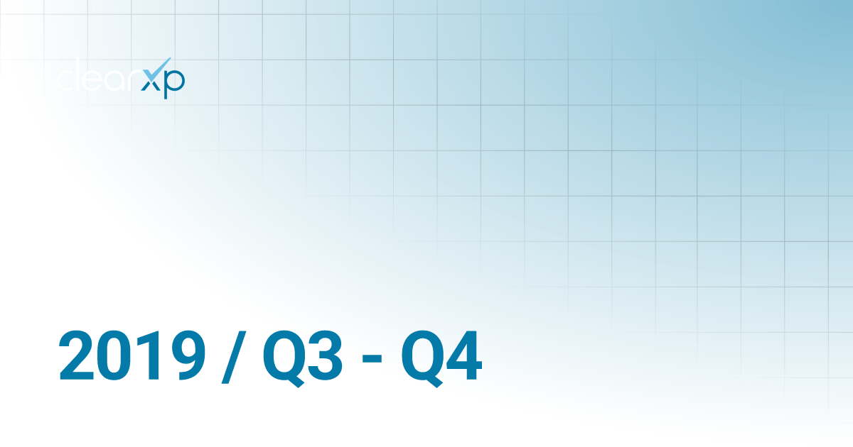 2019 / Q3 - Q4 | ClearXP Help
